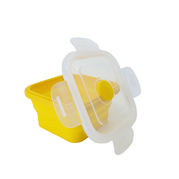 Lid for Yellow Square > 12 oz - Flat Stacks USA