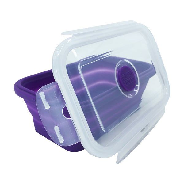 Lid for Purple Rectangle > 18 oz - Flat Stacks USA