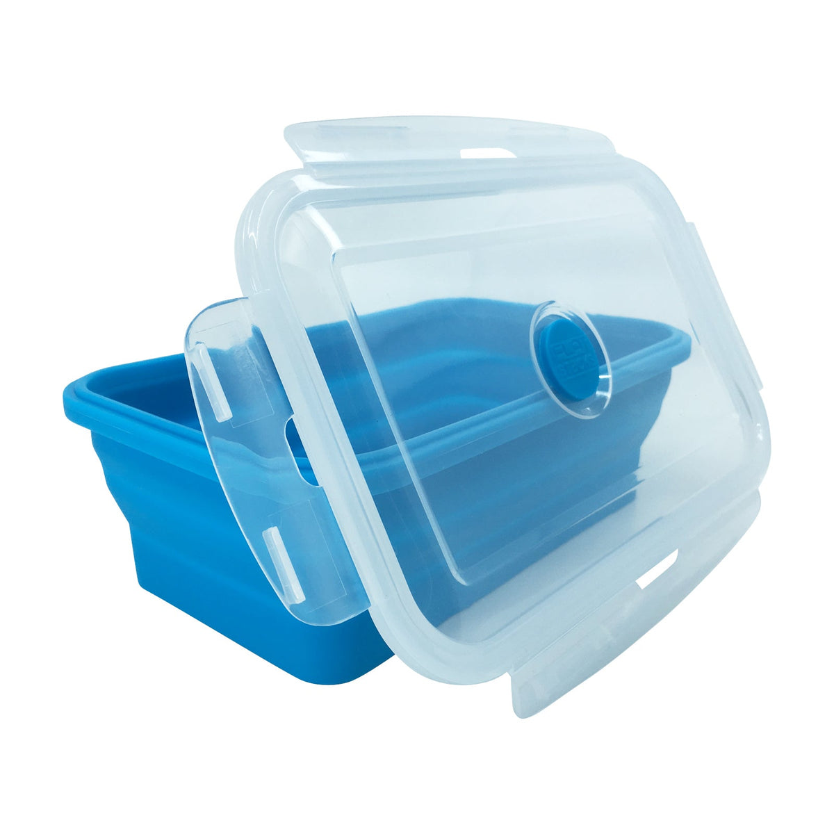 Lid for Blue Rectangle > 40 oz - Flat Stacks USA